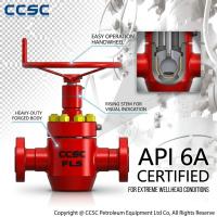China Sour Service API 6A Gate Valve FF HH H2S Resistant Forged Steel Pressure Seal Bonnet 5000psi Acid Gas Wellhead for sale