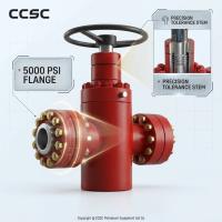 China Hydraulic Actuated API 6A Pressure Seal Gate Valve, Forged Steel FLS Through Conduit 10000psi Remote Wellhead Control for sale
