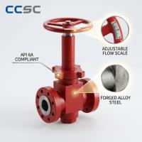 China Hydraulic Actuated Adjustable Choke Valve API 6A Remote Flow Control 10000psi Fail Safe Position Feedback for sale