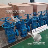 China Hydraulic Actuated Adjustable Choke Valve API 6A Remote Flow Control 10000psi Fail Safe Position Feedback for sale