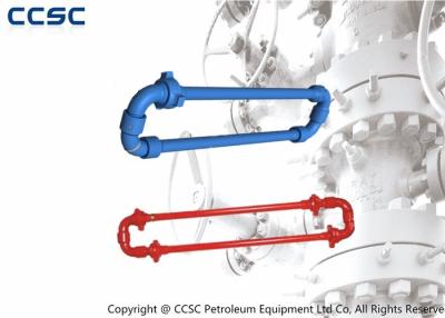 China API 16C Approved High Pressure Pipe Fittings Hose Loop Alloy Steel Material for sale