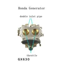 China 10KW Petrol Engine Carburettor , Twin Cylinder Fuel Carburetor For Honda GX620 GX630 for sale