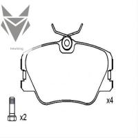 China Auto Brake Pads MERCEDES BENZ Saloon Estate Coupe Convertible E-CLASS 0004209920 for sale