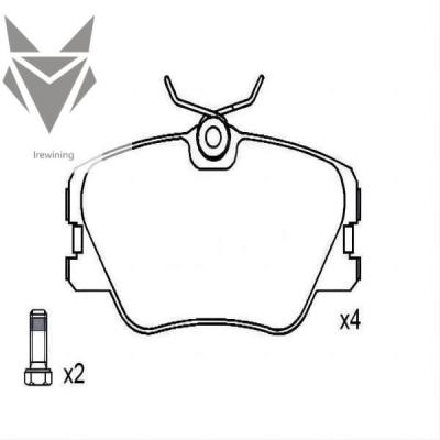 China Auto Brake Pads MERCEDES BENZ Saloon Estate Coupe Convertible E-CLASS 0004209920 for sale
