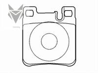 China Auto Brake Pads MERCEDES BENZ CLK Convertible E-Class Estate S-class 0024204620 for sale