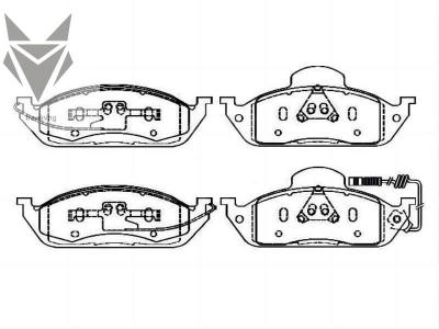 China Auto Brake Pads MERCEDES BENZ M-Class W163 1634201220 Car Brakes Accessories for sale