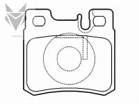 China Auto Brake Pads MERCEDES BENZ 190 C-Class Estate Cabriolet Coupe E-Class Convertibel 0014200220 for sale