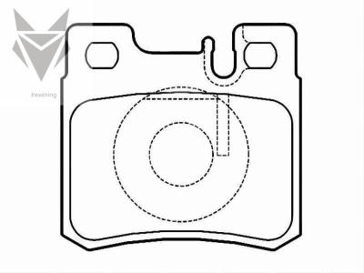 China Auto Brake Pads MERCEDES BENZ 190 C-Class Estate Cabriolet Coupe E-Class Convertibel 0014200220 for sale