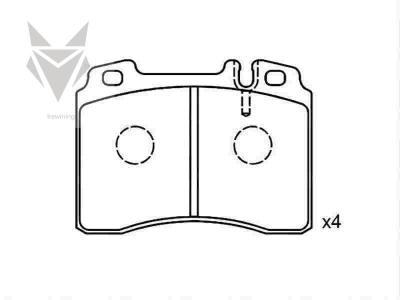 China Auto Brake Pads MERCEDES BENZ 190 E-Class Estate Cabriolet C-Class Coupe Saloon 001 420 98 20 for sale