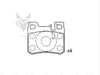 China Auto Brake Pads MERCEDES BENZ C-Class E-Class Coupe Kombi Estate Saloom 002 420 01 20 for sale
