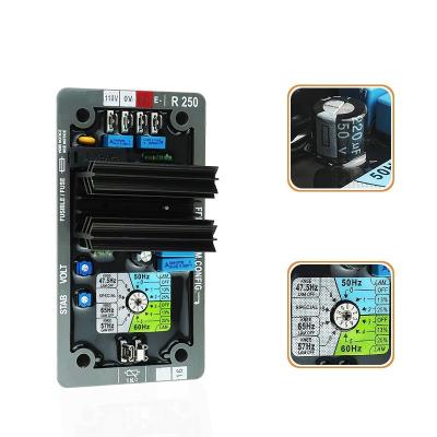 China Generator Voltage Regulator Parts AVR R250 AC Brushless Regulator Board Automatic AVR for sale