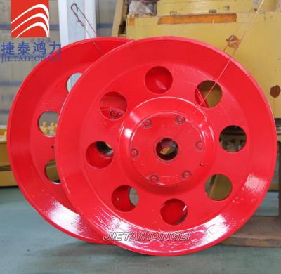 China Pulley Drilling Rig Tool For Kelly Bar -33 Cast Iron Thickness 330mm for sale