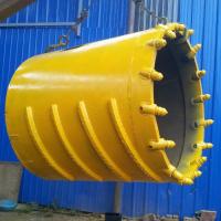 China Hard Ground Q355d Rock Core Barrel Bucket With Bullet Teeth for sale