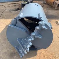 China earth drill bucket , rock bucket . foundation bored rock bucket for sale