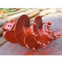 China Rock Soil Piling Drill Auger Conical Rock Auger 16-30mm Matched For Piling Rig for sale