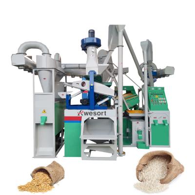 China Easy Operation Wesort Mesin Gilingan Padi Automatic Rice Mill Plant Machinery Molino De Arroz Ricemill Machine for sale