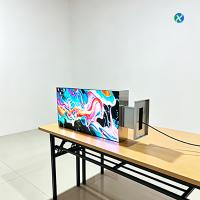China Dual-sided LED Side Sign / LED Electronic Wayfinding Sign 
              Double-sided HD LED Display Screen for sale