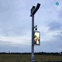 China Outdoor Street Pole LED Screen for sale
