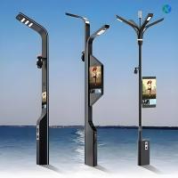 China Outdoor Street Pole LED Screen for sale