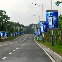 China Outdoor Street Pole LED Screen for sale