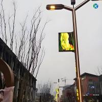 China Outdoor Street Pole LED Screen for sale