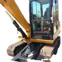 China CAT 305.5E2 Used Mini Excavator 2016 5.5 Ton 0.22 M3 Bucket Original Hydraulic for sale