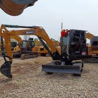 China Sany SY60C Second Hand Digger 6 Ton 0.25M3 Bucket 2016 Construction Machinery for sale