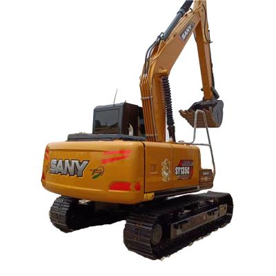 China Sany SY135C 13.5 Ton Crawler Excavator with Original Hydraulic Pump 73 kW for sale