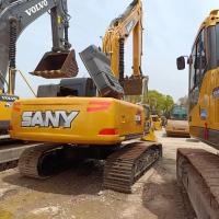 China Used Sany SY215C 21 Ton Crawler Excavator with Original Hydraulic Cylinder 118kw for sale