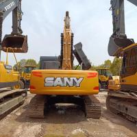 China Used Sany SY215C 21 Ton Crawler Excavator with Original Hydraulic Cylinder 118kw for sale