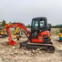 China Kubota U35 Mini Crawler Excavator 3.5 Ton 18.5 kW Original Engine 2016 Low Hours for sale