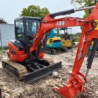 China 3.5 Ton Kubota U35 Mini Excavator Original Hydraulic Pump 2016 18.5kw Used for sale