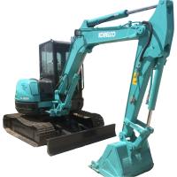 China 2016 Used Kobelco SK55SR Excavator 5 Ton Hydraulic Crawler Excavator 0.21m3 Bucket for sale
