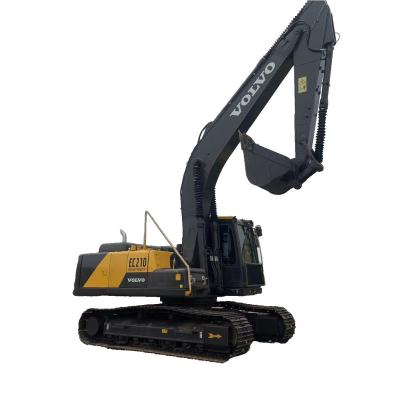 China Used Volvo EC210 Hydraulic Crawler Excavator 21 Ton 1.1m3 Bucket 2016 Low Hours for sale
