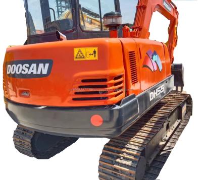 China Second-hand DOOSAN DH55 Excavator 6TON Good Efficiency Hydraulic Construction Machine for sale