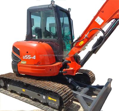 China Original Japan Kubota KXU55 Mini Excavator 5.5 Tons 2016 with Kubota Engine and PLC for sale