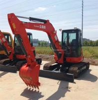 China 6 Ton Kubota KXU55 Excavator 0.2m3 Bucket Original Hydraulic Valve Engine 40.7kw for sale