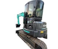 China Used Kobelco SK55SR Excavator 6 Ton 0.2m3 Bucket Original Hydraulic Pump Low Hours 2016 for sale