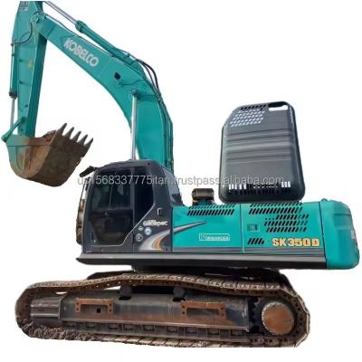 China Kobelco SK350 Hydraulic Excavator 36 Ton 1m3 Bucket Capacity Used Construction Machine for sale