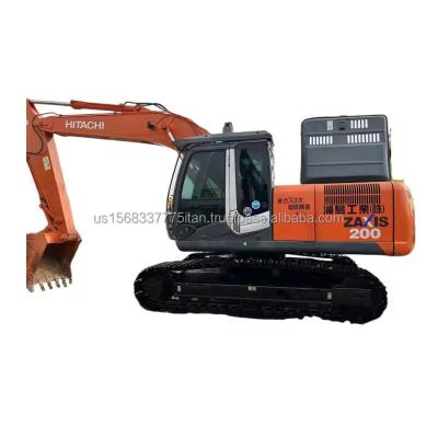 China Hitachi ZX200 Excavator 20 Ton Operating Weight 0.8m³ Bucket Capacity for Construction for sale