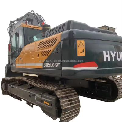 China Hyundai 305LC-9T 30 Ton Used Excavator 198 kW Engine 2016 Low Hours for sale