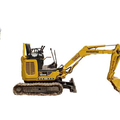 China Komatsu PC18 1.8 Ton Mini Crawler Excavator with Original Hydraulic Valve 11.2kw for sale