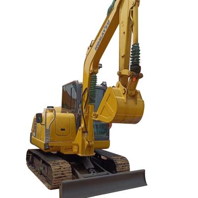 China Komatsu PC56 5.6Ton Mini Hydraulic Crawler Excavator Original Valve 21kW for sale