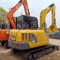 China Komatsu PC56 5.6Ton Mini Hydraulic Crawler Excavator Original Valve 21kW for sale