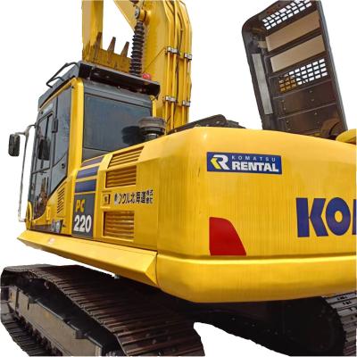 China Komatsu PC220 Excavator 22000 kg Machine Weight 119 kW Engine Original Hydraulic Cylinder for sale