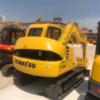 China Komatsu PC60 Used Excavator 6000 KG Hydraulic Crawler Excavator 0.3m3 Bucket for sale