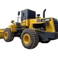 China Second Hand Komatsu WA380 Wheel Loader 2016 146kw 3m3 Bucket Low Hours for sale