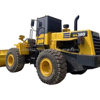 China Second Hand Komatsu WA380 Wheel Loader 2016 146kw 3m3 Bucket Low Hours for sale