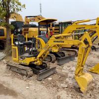 China Komatsu PC18MR Mini Used Excavator 2ton Operating Weight Original Hydraulic Valve 2016 for sale