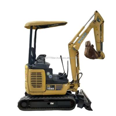 China Komatsu PC18MR Mini Used Excavator 1865 KG Machine Weight 0.13M³ Bucket for sale